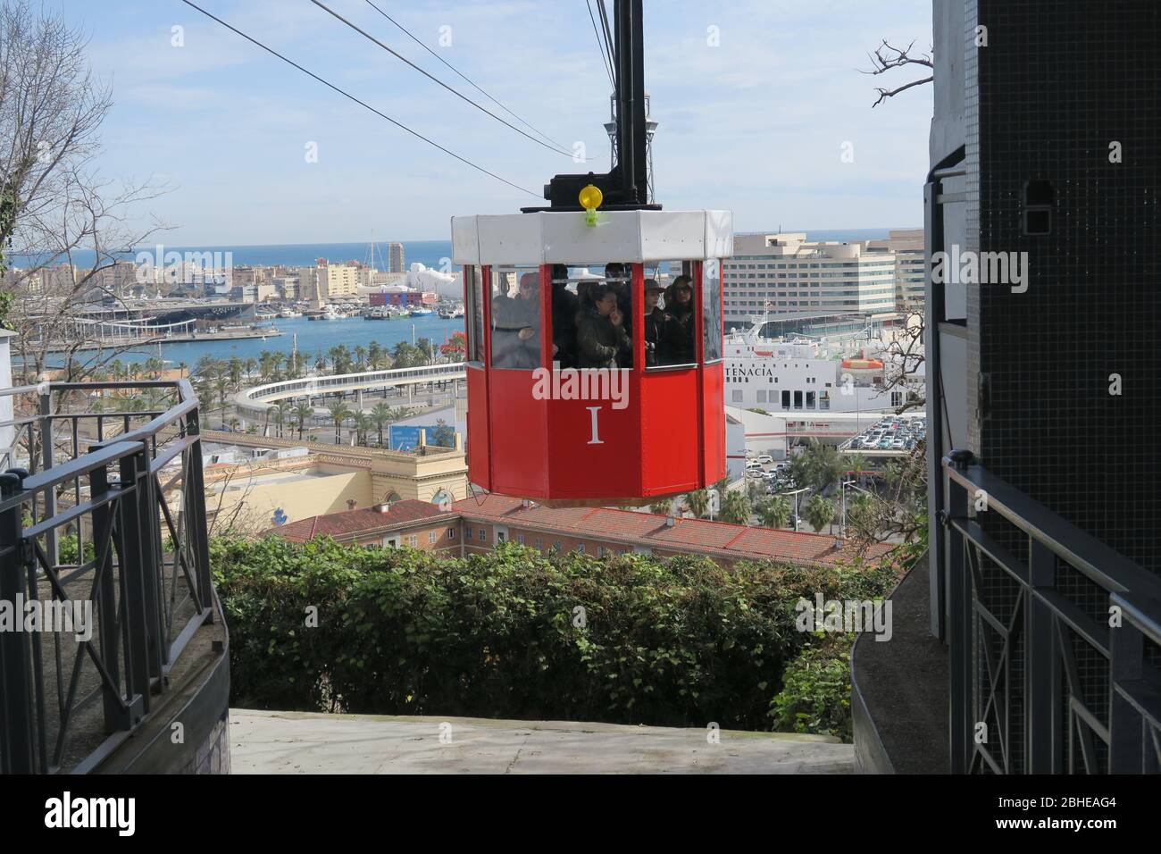 cable car barcelona Stock Photo - Alamy
