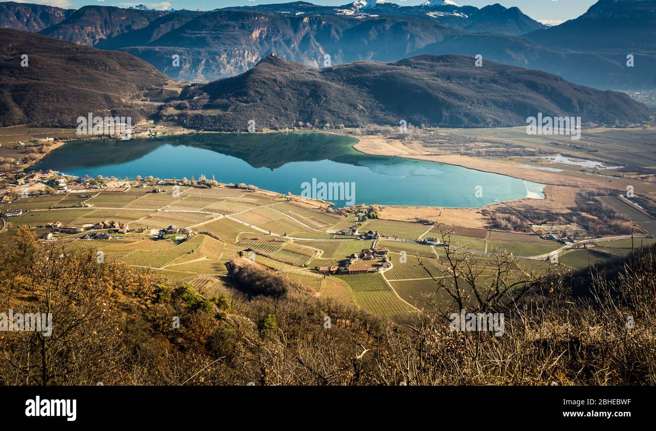 Lago di caldaro hi-res stock photography and images - Alamy