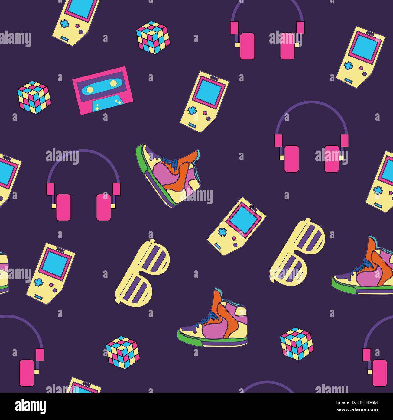 90s fashion Stock Vector Images - Alamy