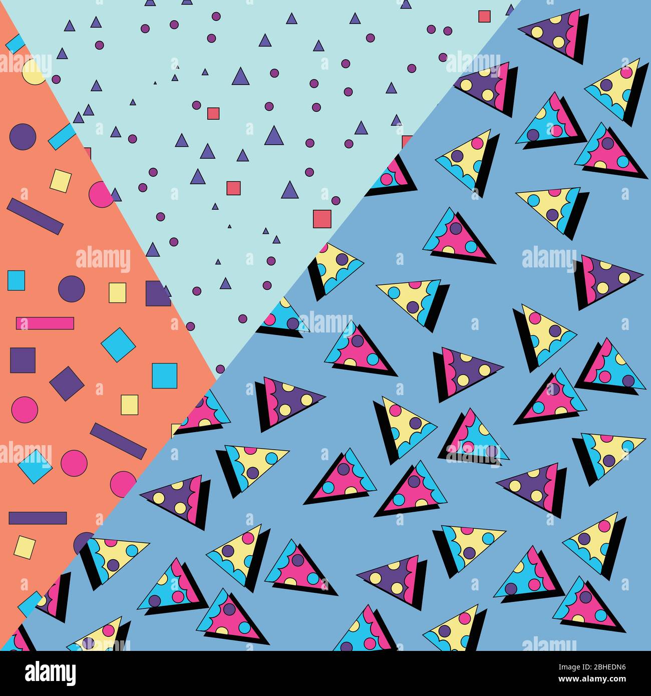 Memphis 90s fashion pattern Stock Vector Image & Art - Alamy