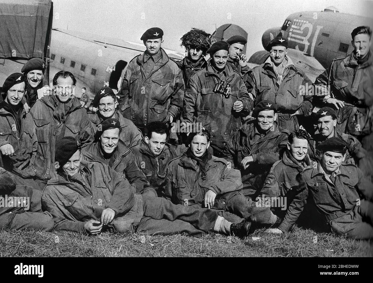 Scottish troops in Second World War. Ist Airborne troops before ...