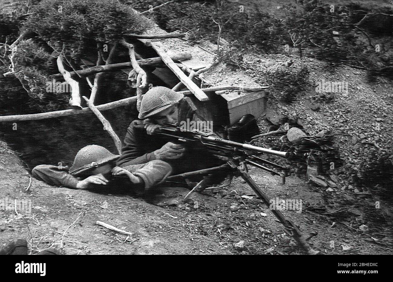Scottish troops in Second World War Stock Photo - Alamy