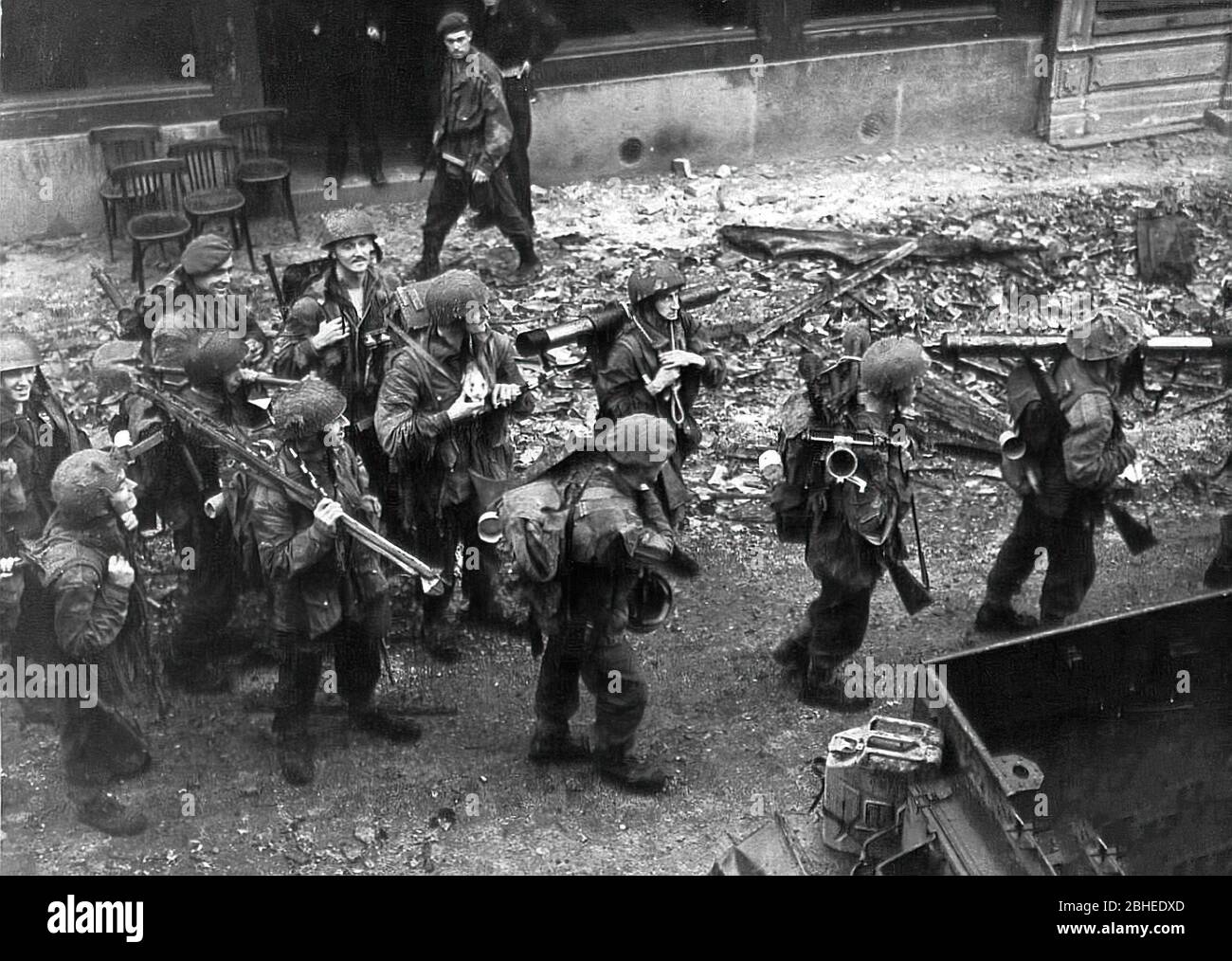 Scottish troops in Second World War Stock Photo - Alamy