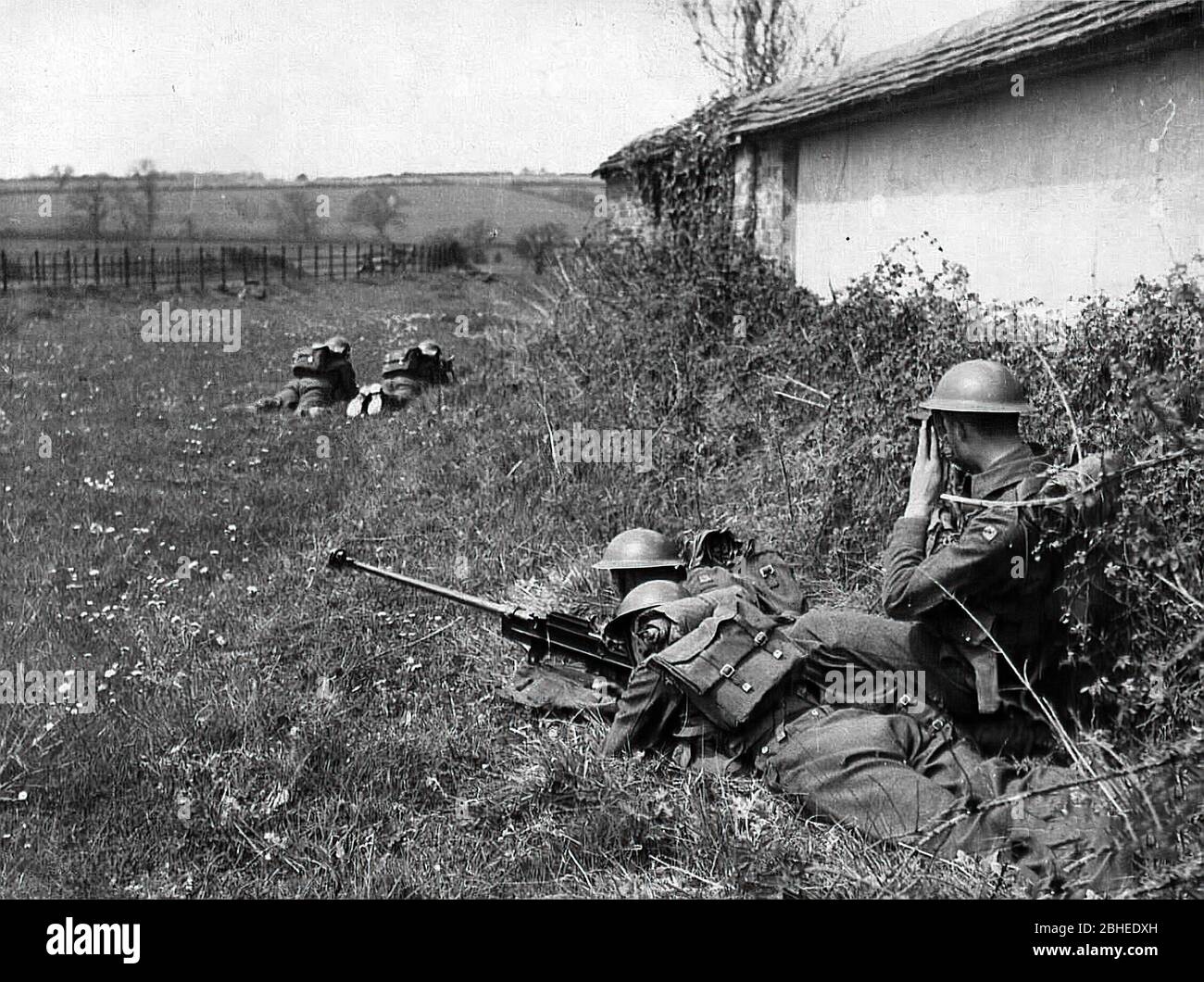 Scottish troops in Second World War Stock Photo - Alamy