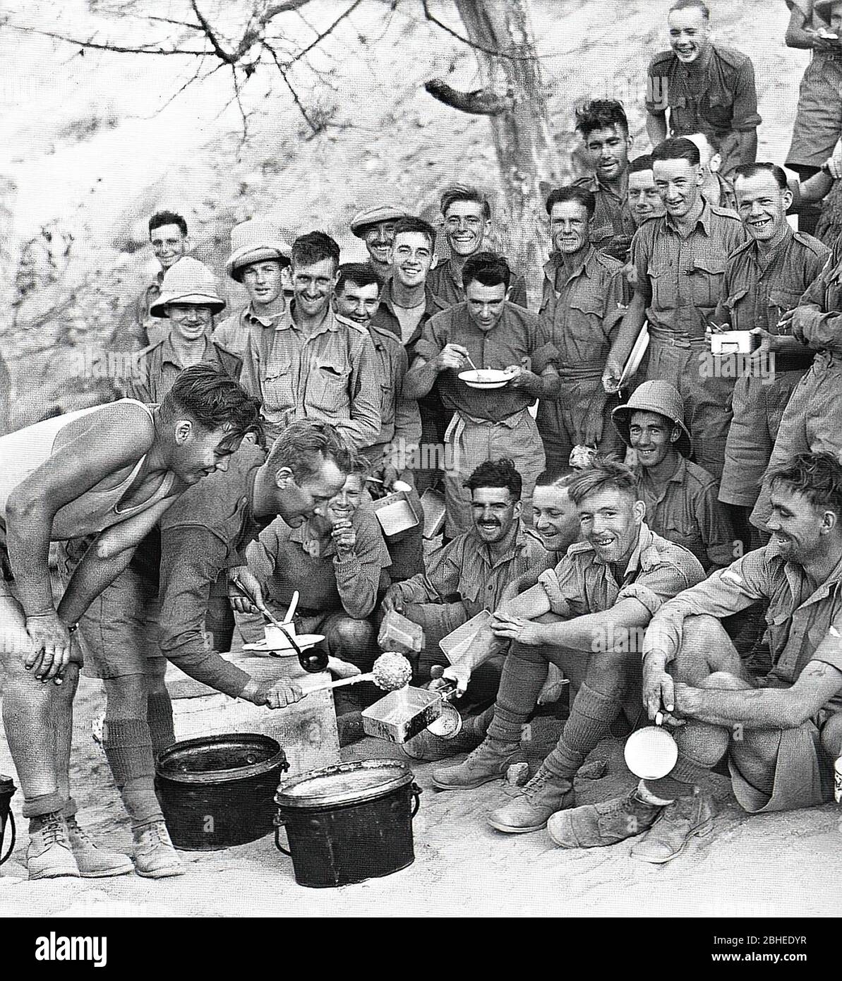 Scottish troops in Second World War. British troops in Eritrea 1941 ...