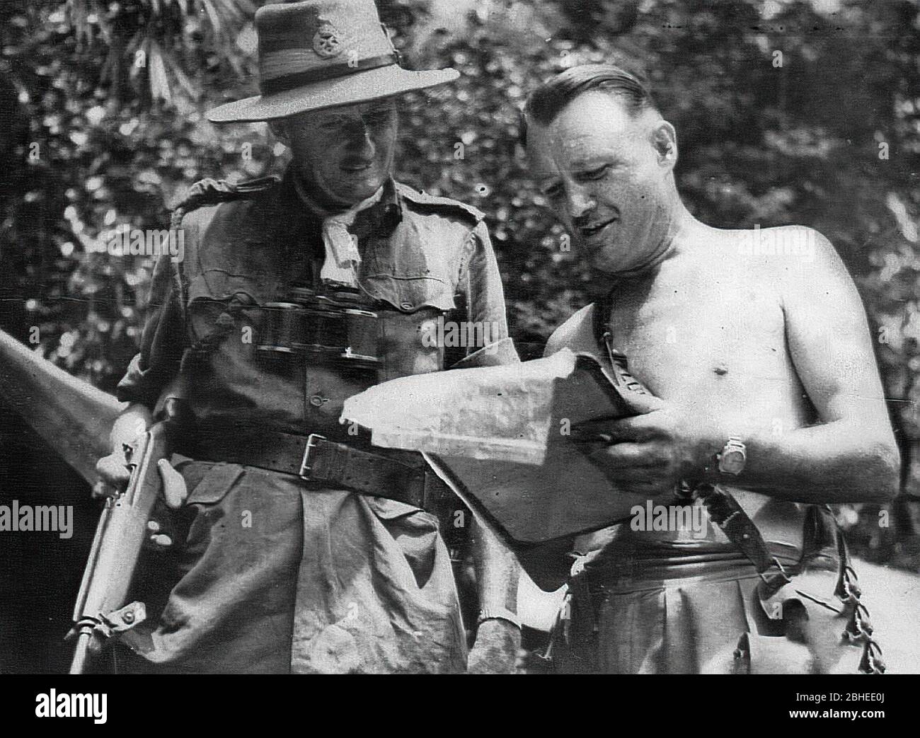 Scottish troops in Second World War Stock Photo - Alamy