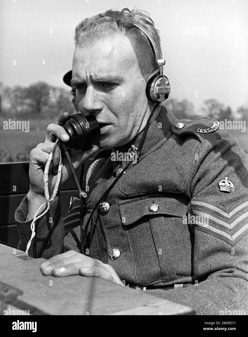 Scottish troops in Second World War. British Colour Sergeant Stock ...