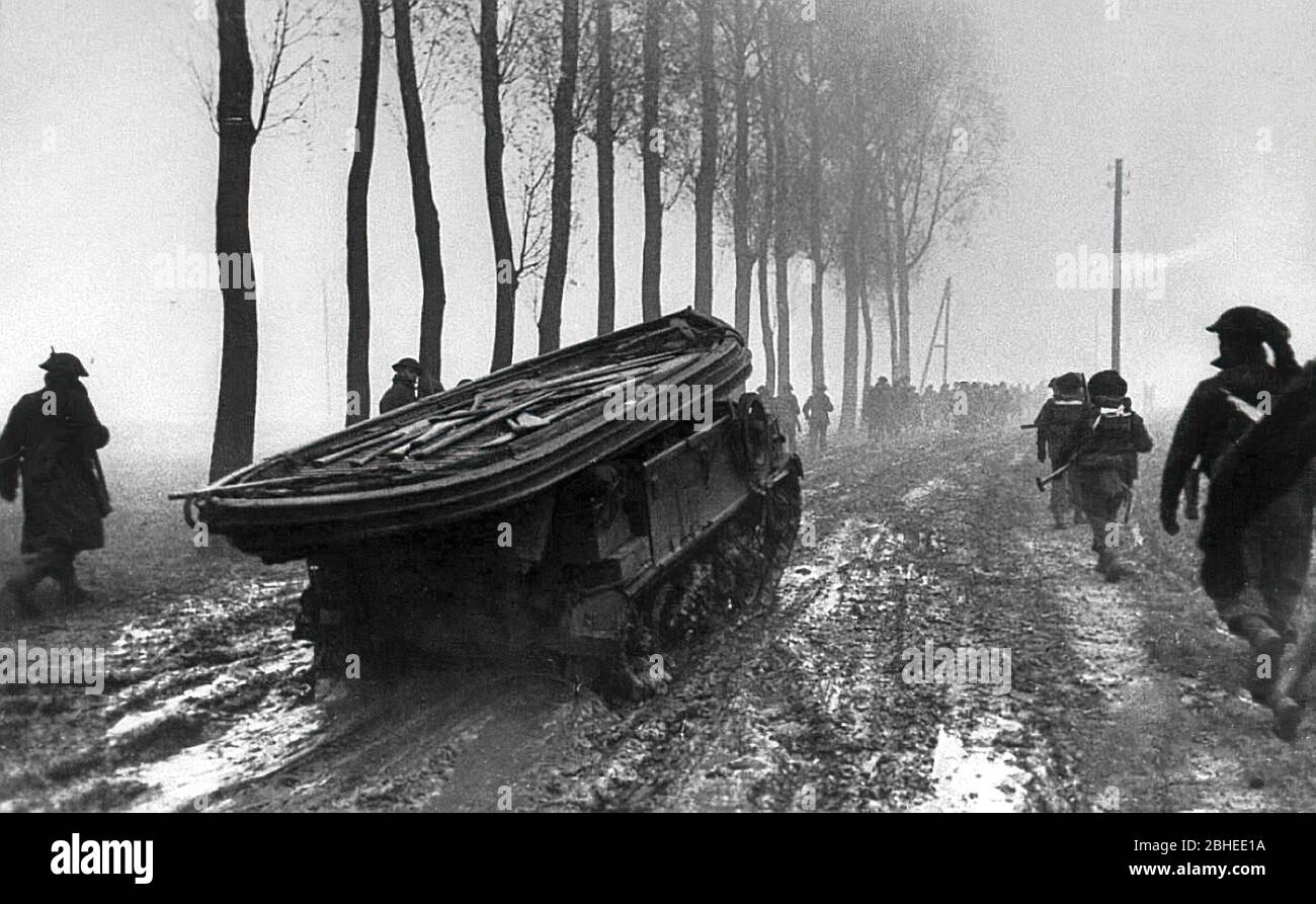 Scottish troops in Second World War. Holland Oct 44 Stock Photo - Alamy