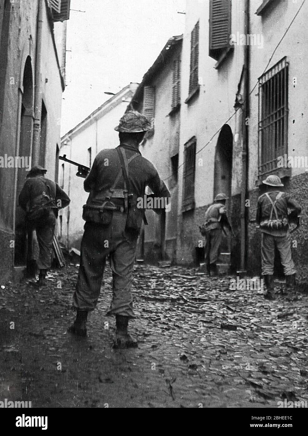 Scottish troops in Second World War Stock Photo - Alamy