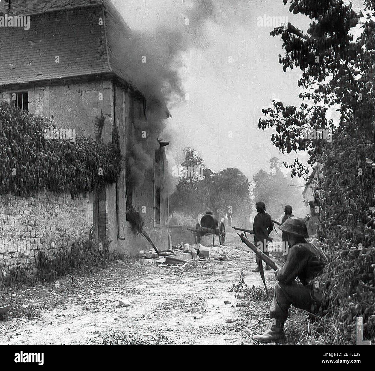 Scottish troops in Second World War Stock Photo - Alamy
