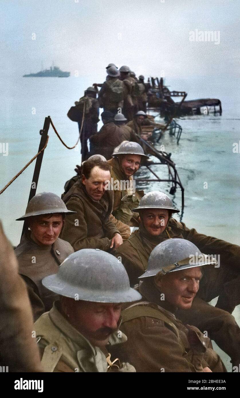 Scottish troops in Second World War Stock Photo - Alamy