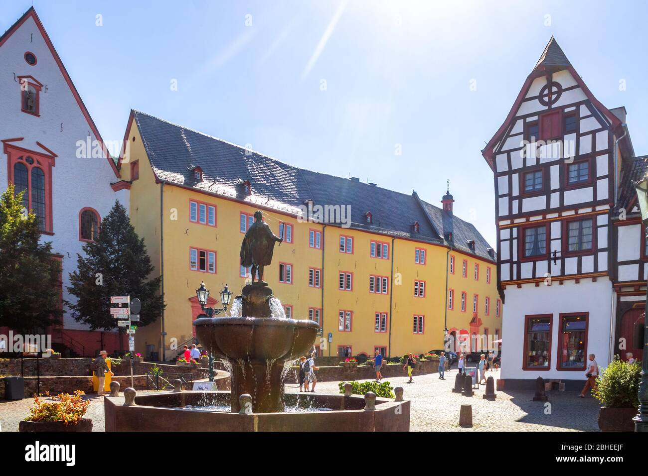 Historical city of Bad Muenstereifel, Germany Stock Photo - Alamy