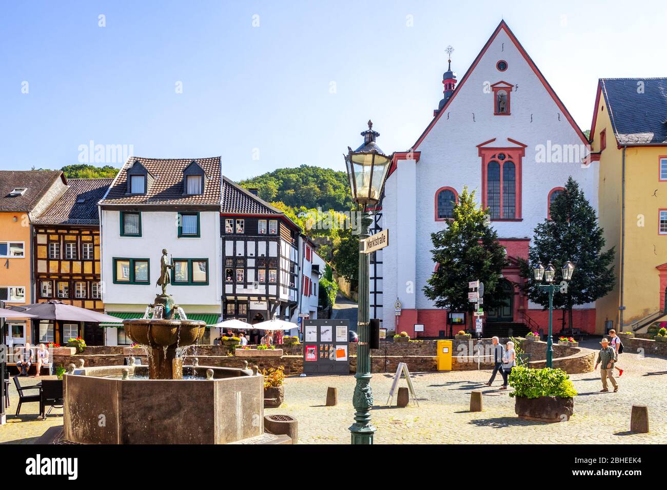 Historical city of Bad Muenstereifel, Germany Stock Photo - Alamy