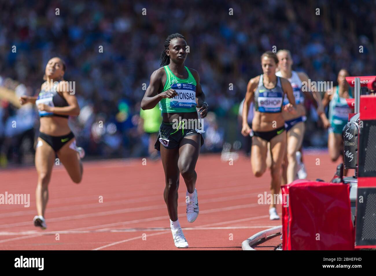 BIRMINGHAM, ENGLAND - Francine NIYONSABA (BDI) winner of the Women's ...