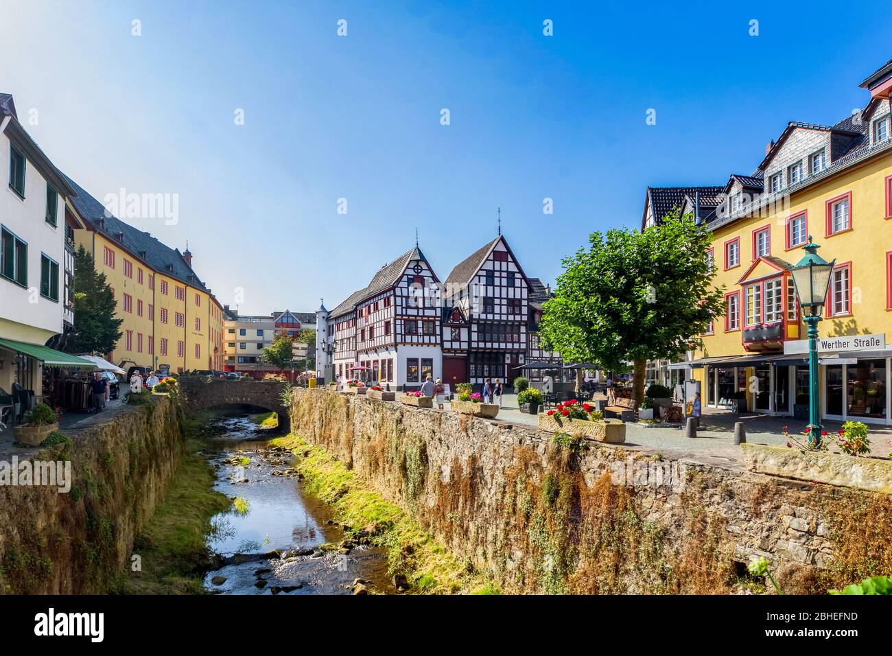 Historical city of Bad Muenstereifel, Germany Stock Photo - Alamy