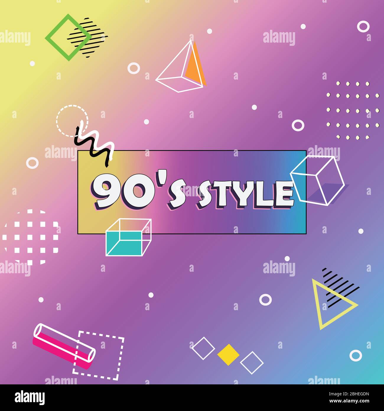 Abstract memphis background hi-res stock photography and images - Alamy