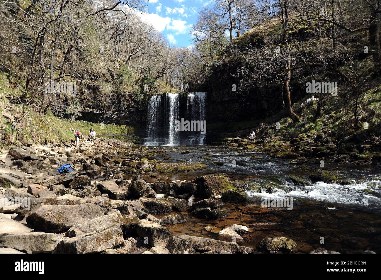 Sgwd Yr Eira, Afon Hepste Stock Photo - Alamy