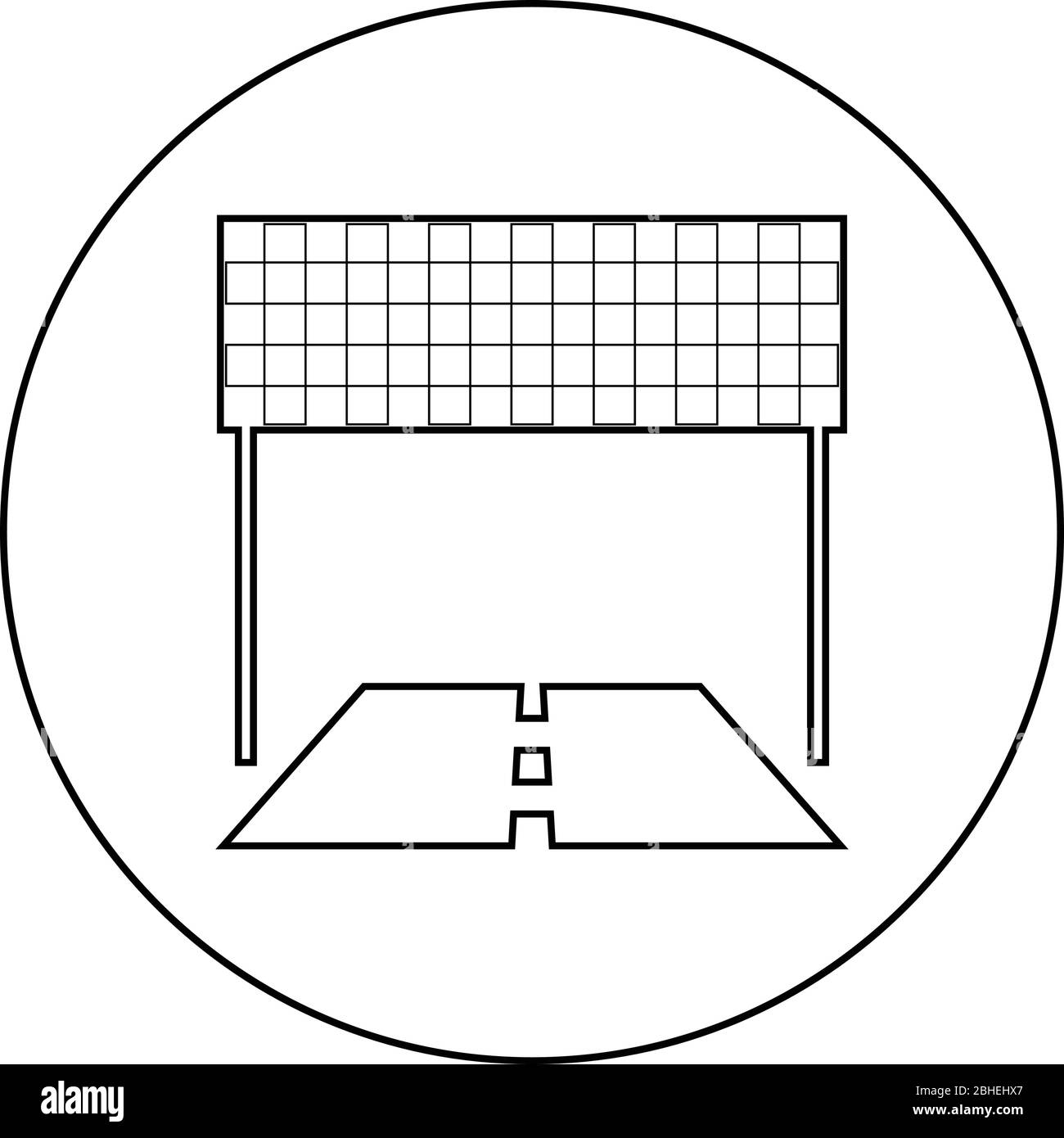 Finish and road line racing track Success concept Finishing icon in ...