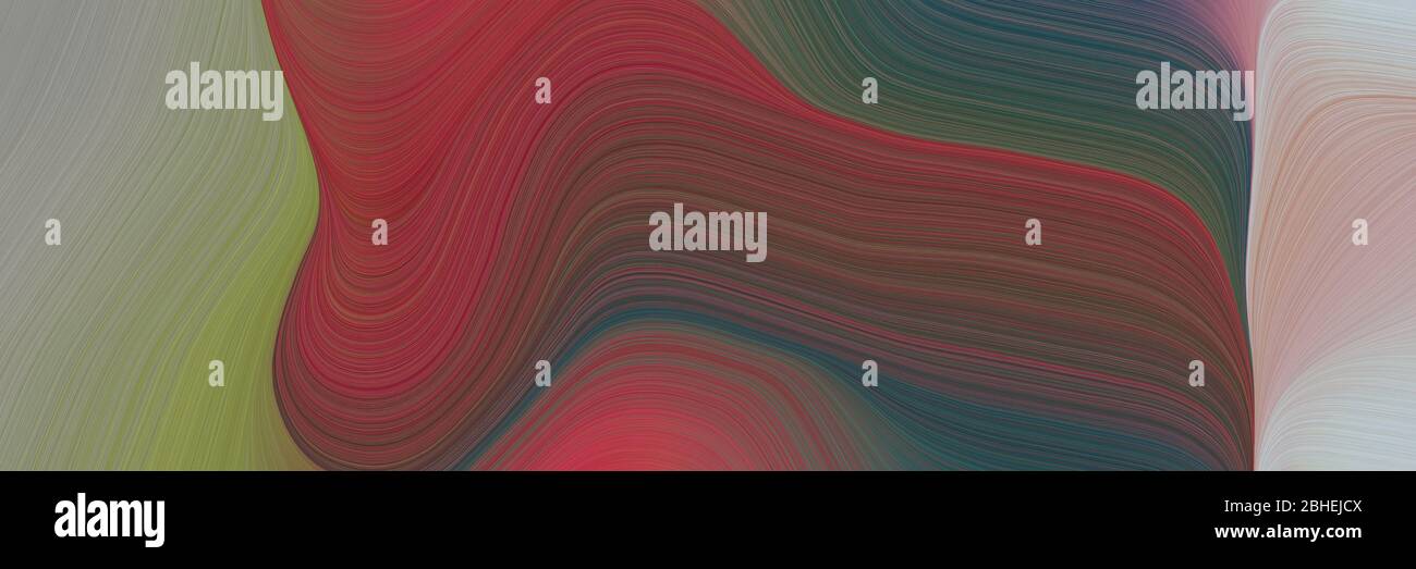abstract flowing designed horizontal header with pastel brown, old ...