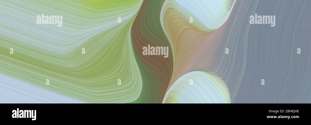abstract moving header with dark sea green, dark gray and pastel brown ...