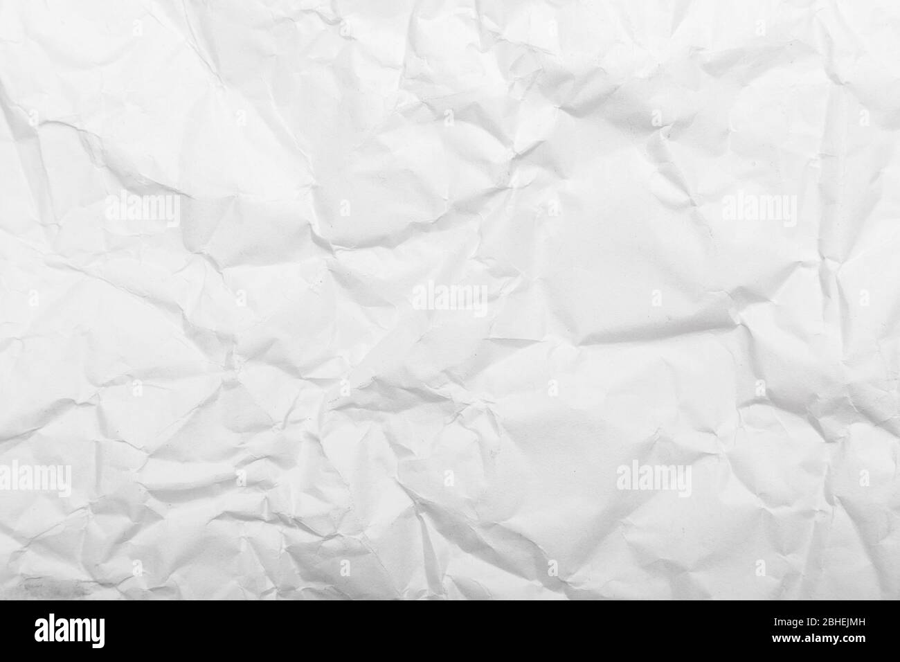 White crumpled paper texture background Stock Photo - Alamy