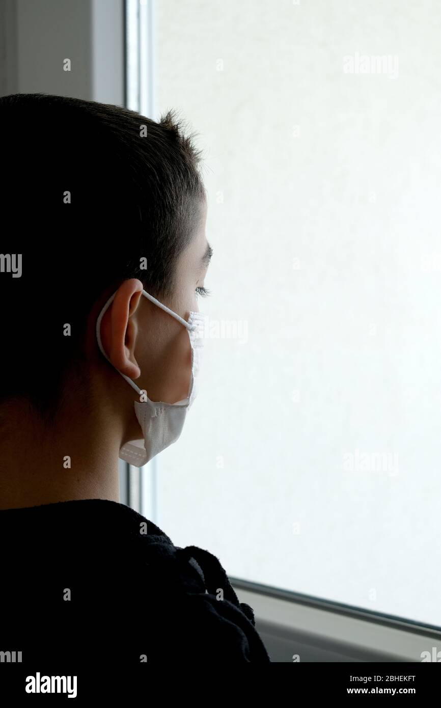 closed children at home due to corona virus Stock Photo - Alamy