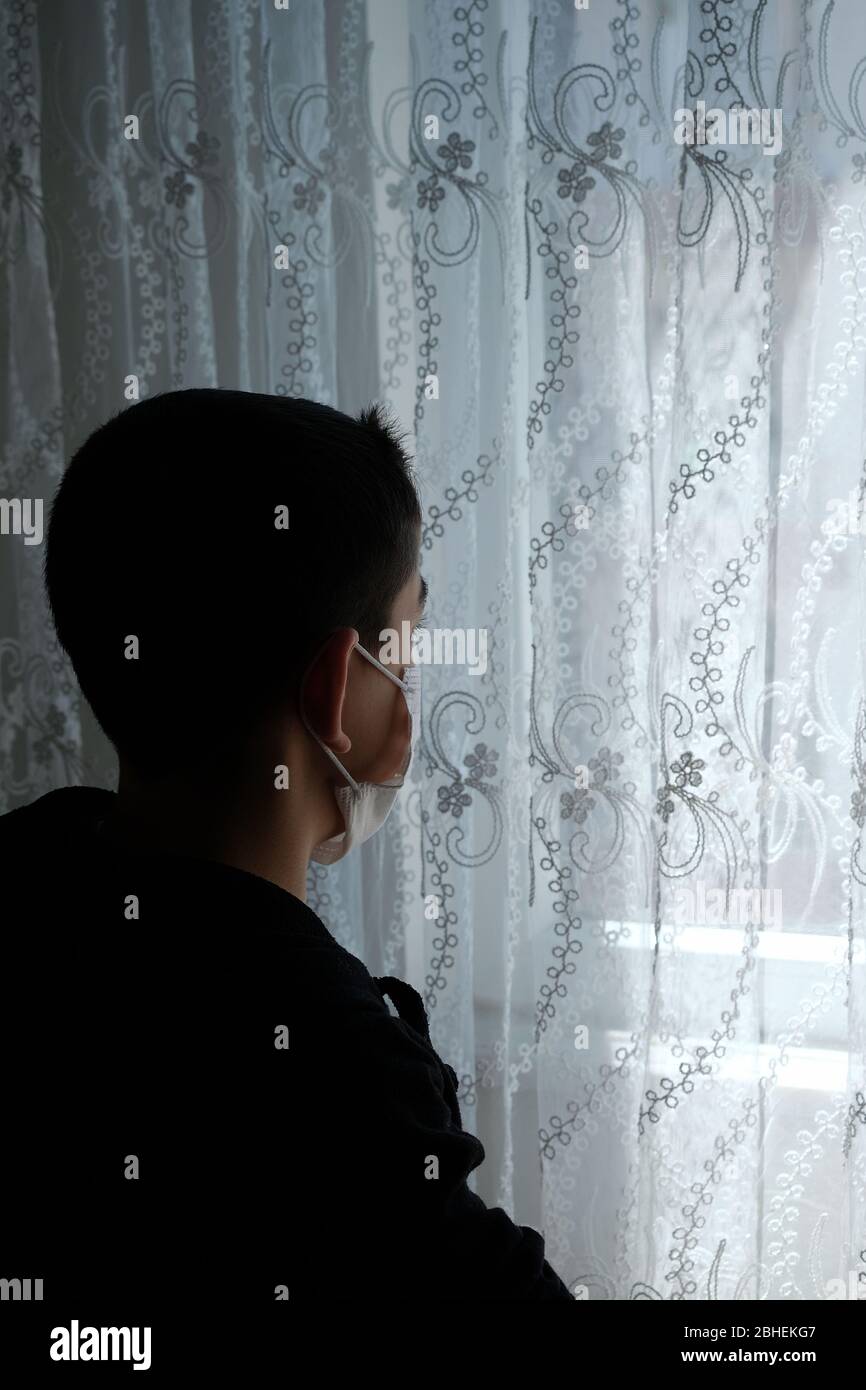 being isolated at home because of the corona virus Stock Photo - Alamy