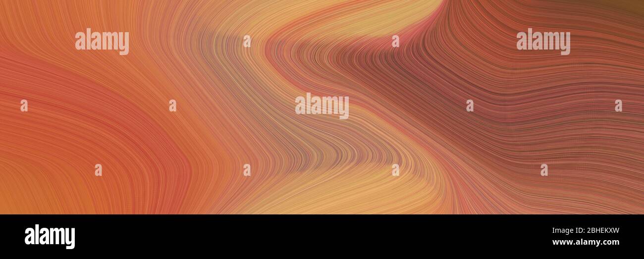 abstract moving header design with indian red, sandy brown and old ...