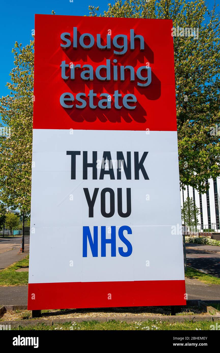 Thank you nhs signs hi-res stock photography and images - Alamy