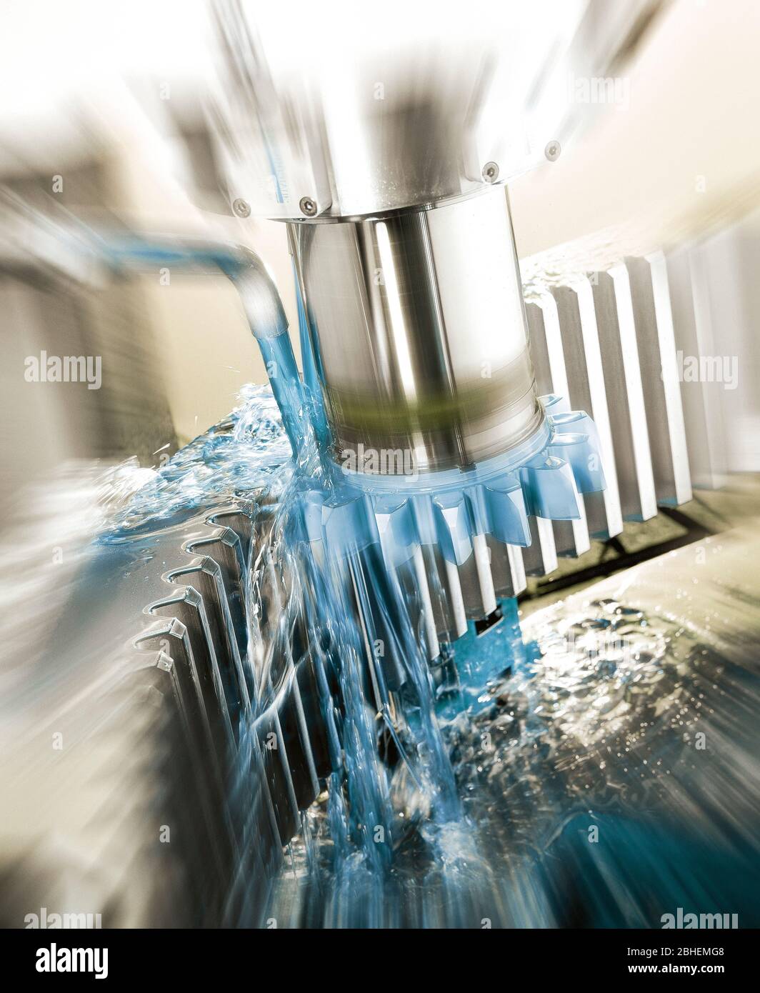 Machining center construction machine tools hi-res stock photography ...