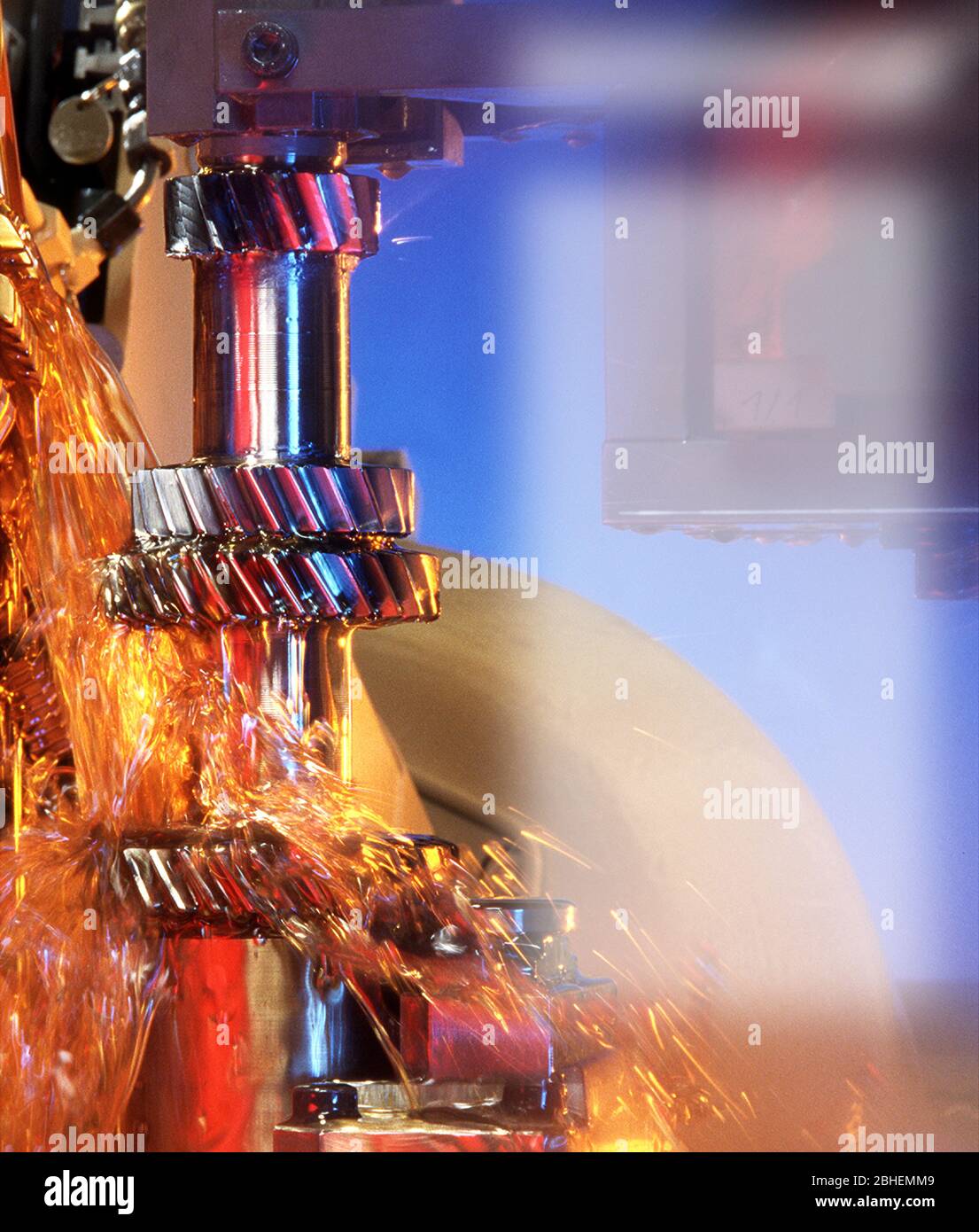 Machining center construction machine tools hi-res stock photography ...