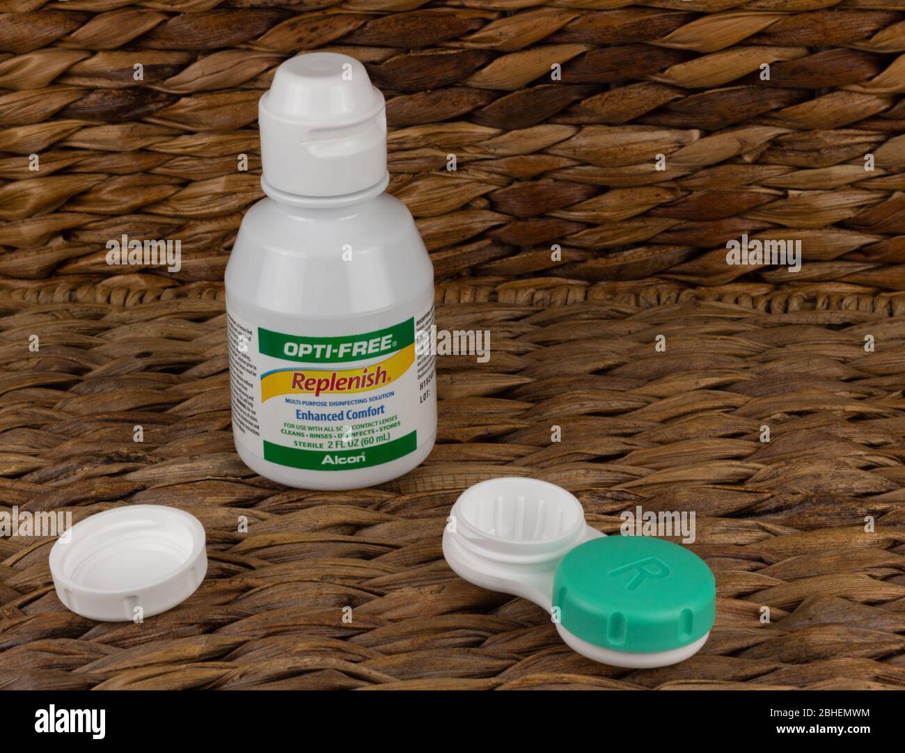 Opti free replenish hi-res stock photography and images - Alamy