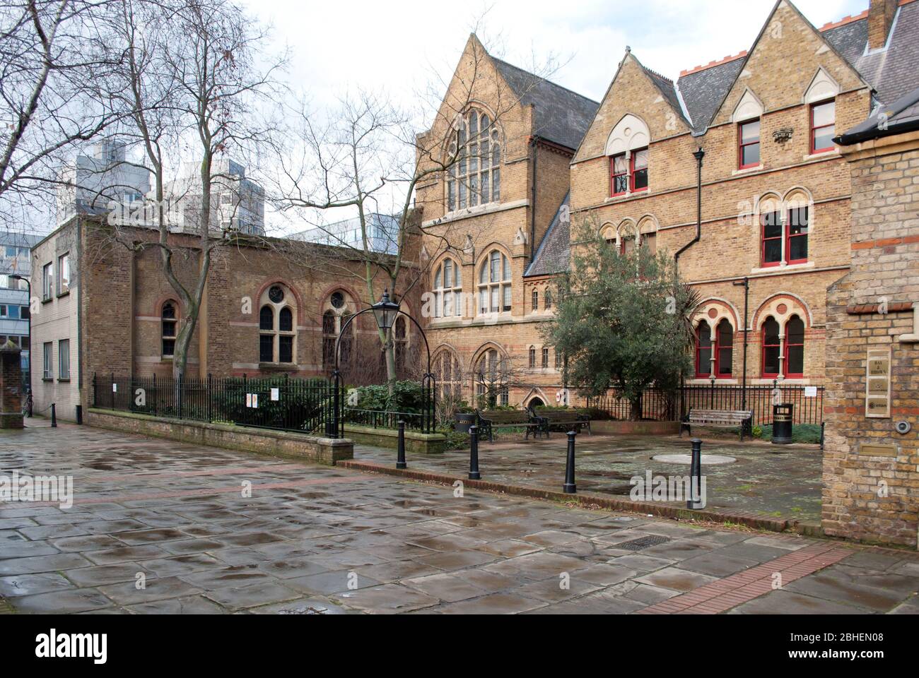 St. Michael's Clergy House and School Room, Leonard Street, London ...