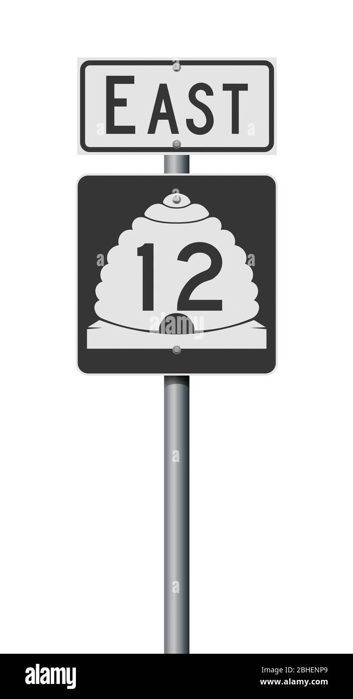 Scenic byway 12 utah Stock Vector Images - Alamy