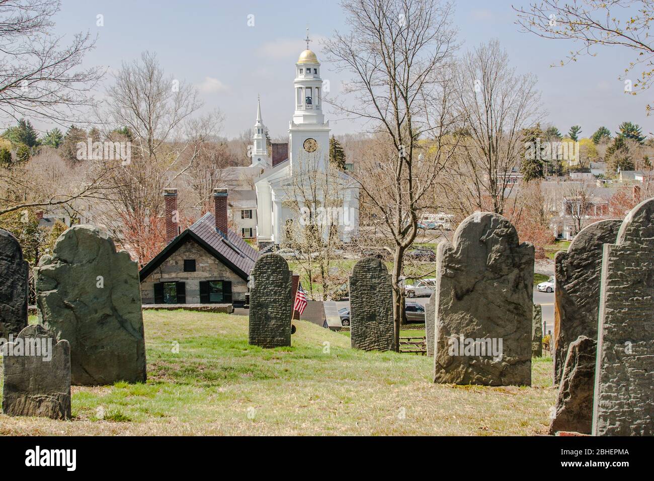 Old parish burying ground hi-res stock photography and images - Alamy