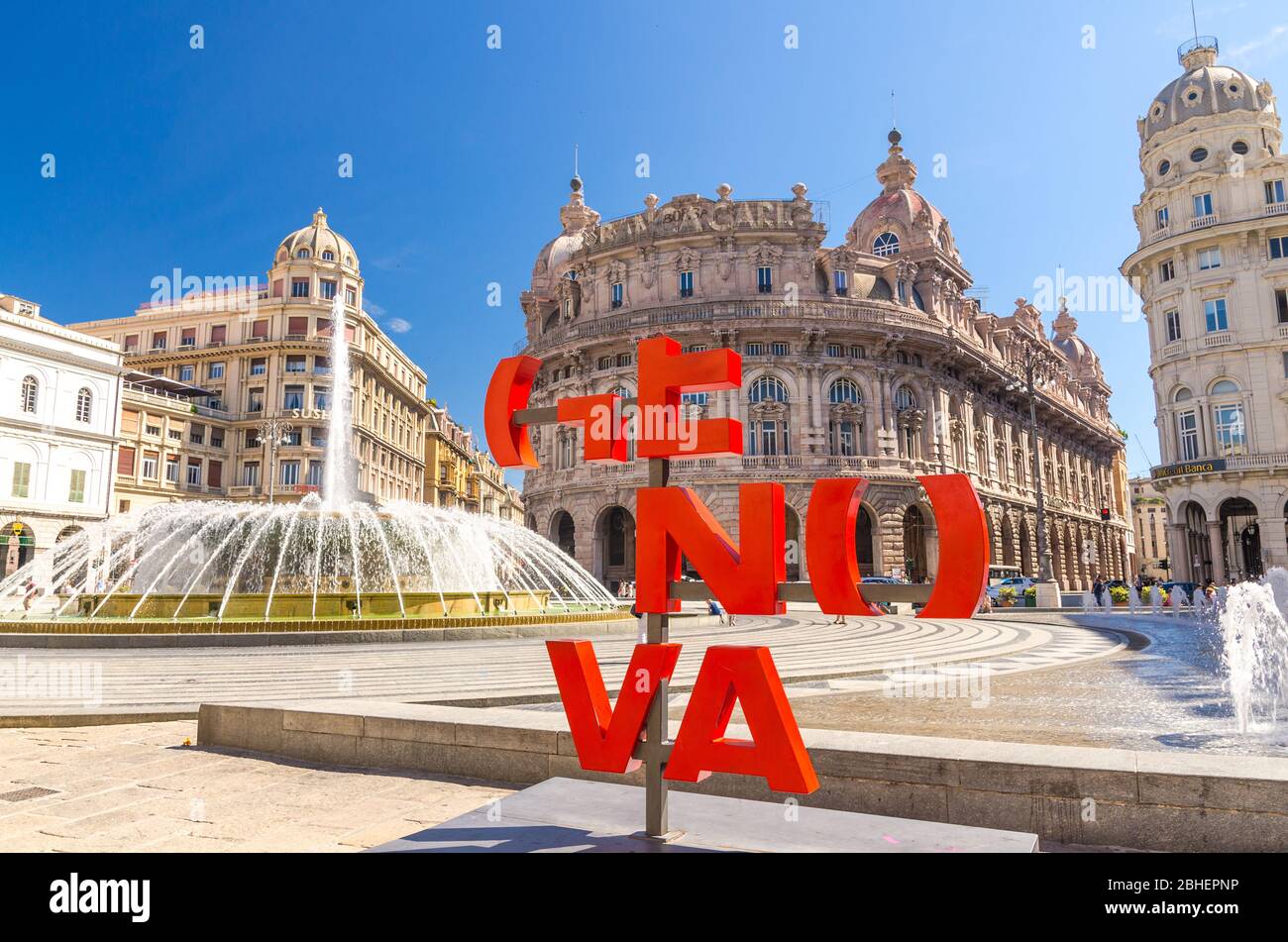 Piazza de ferrari square hi-res stock photography and images - Alamy