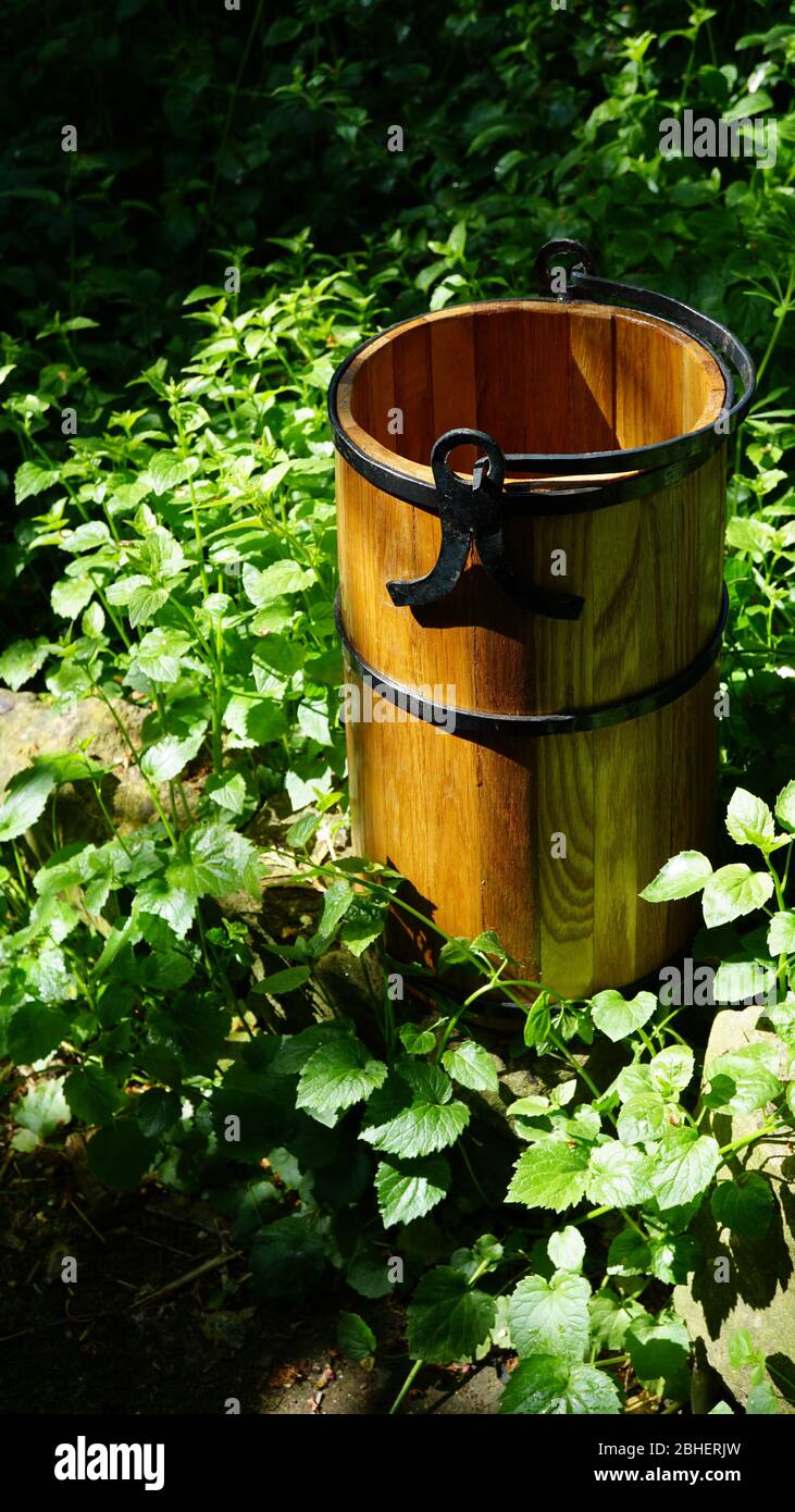 Anglo-Saxon style banded bucket based on period designs, manufactured ...
