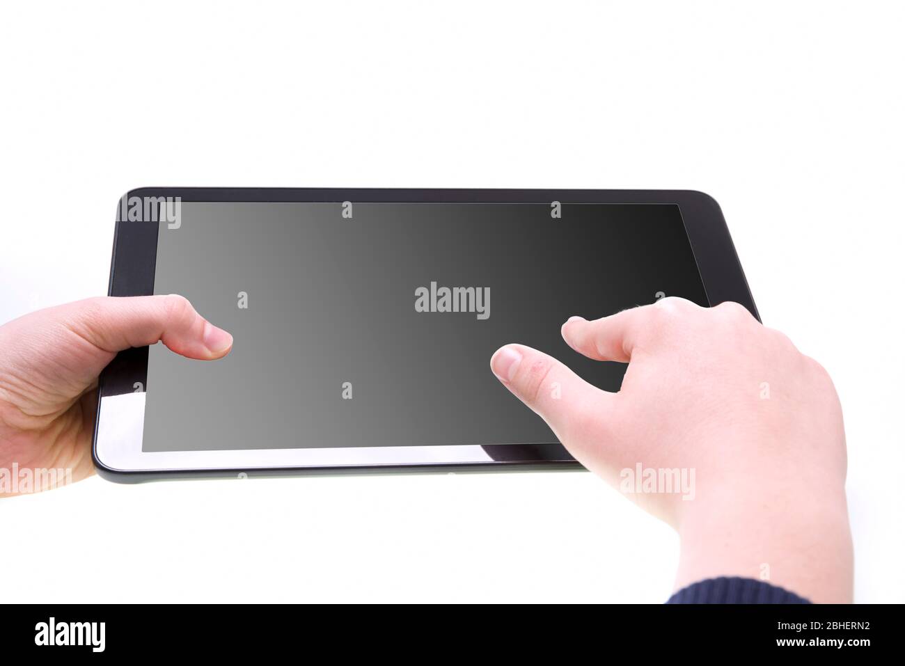 Boy playing an electronic device Cut Out Stock Images & Pictures - Alamy