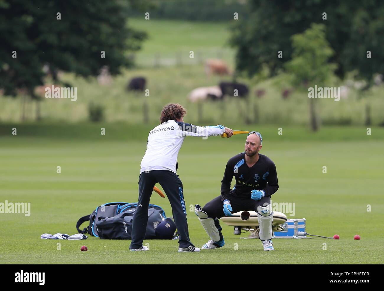 Wicket keeping hi-res stock photography and images - Alamy