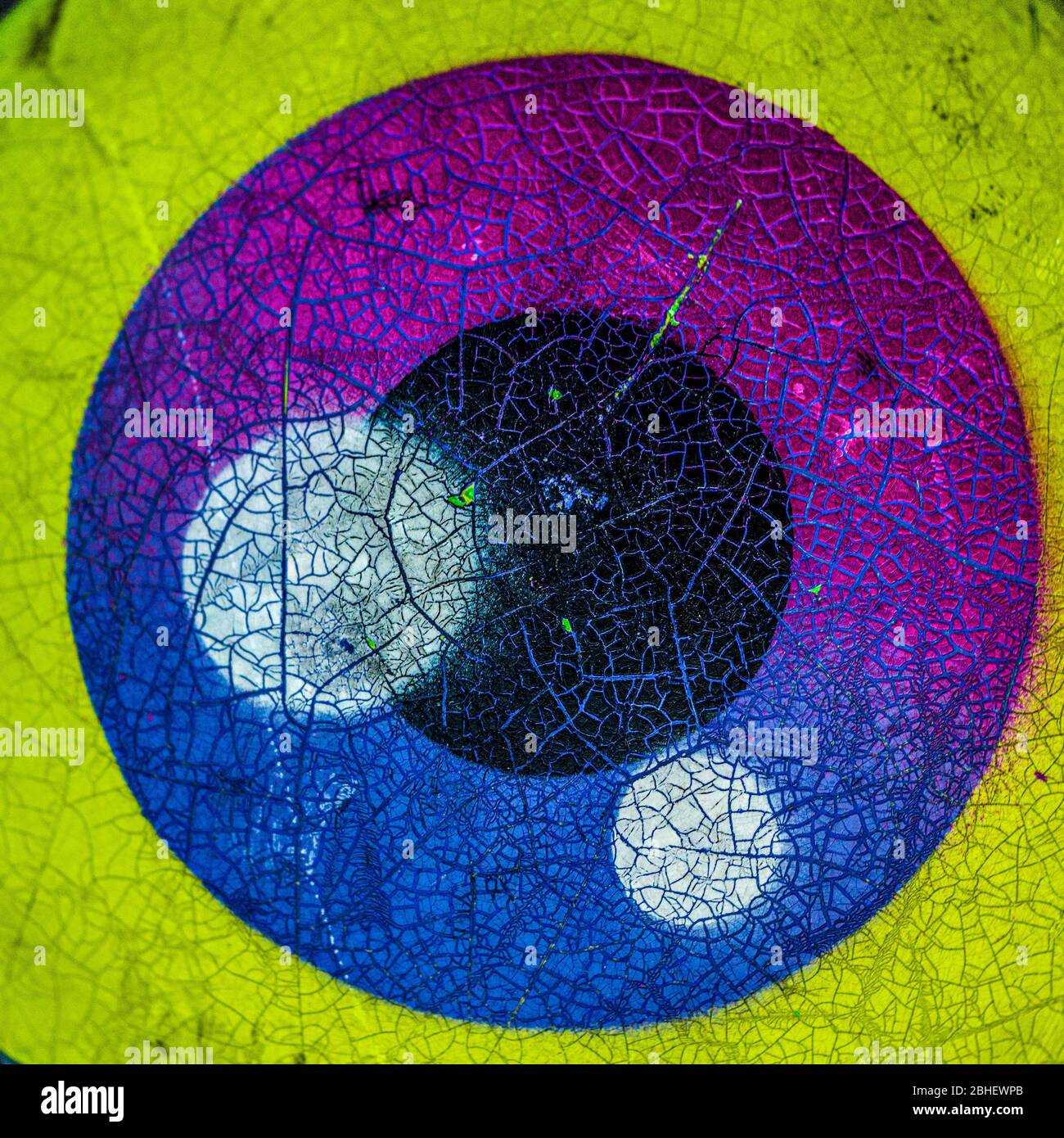 Colorful rust painting on an eroded Metal surface Stock Photo - Alamy