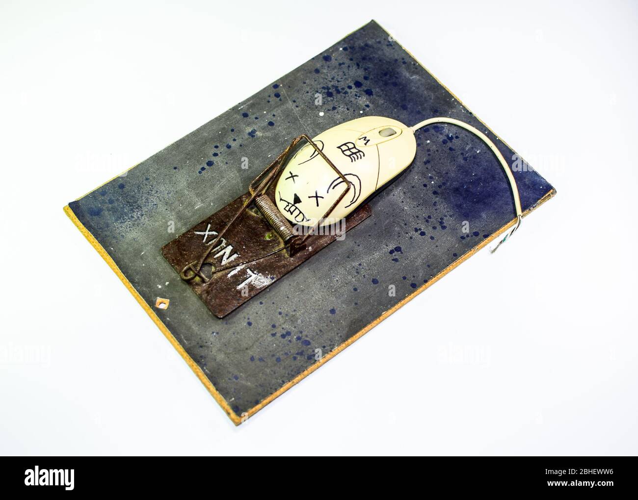 Man caught in mouse trap hi-res stock photography and images - Alamy