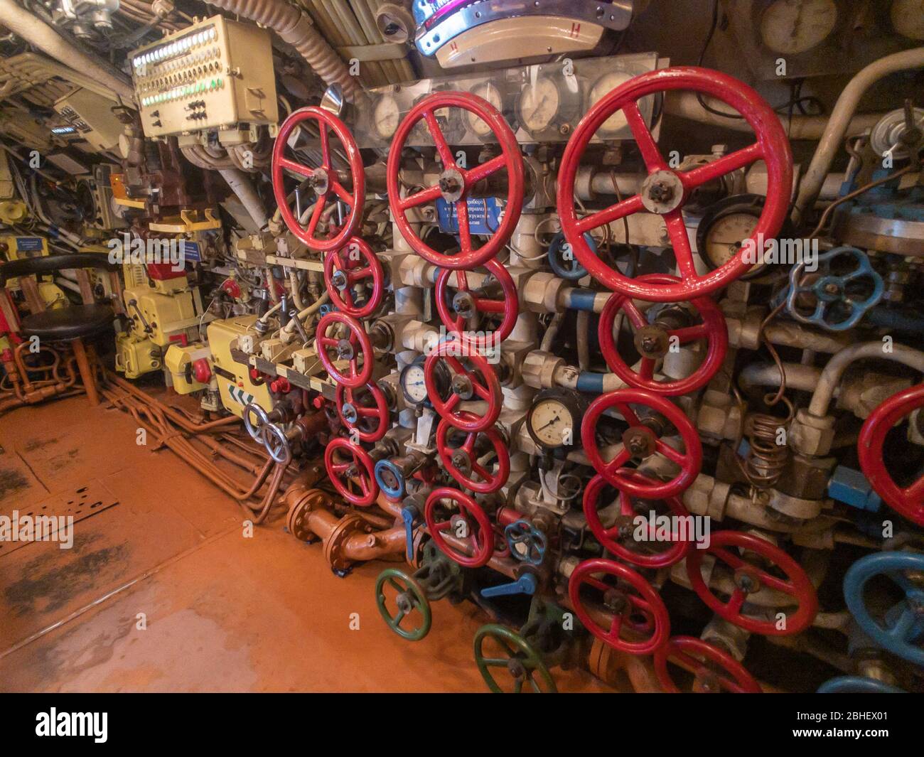 Russian submarine control room hi-res stock photography and images - Alamy