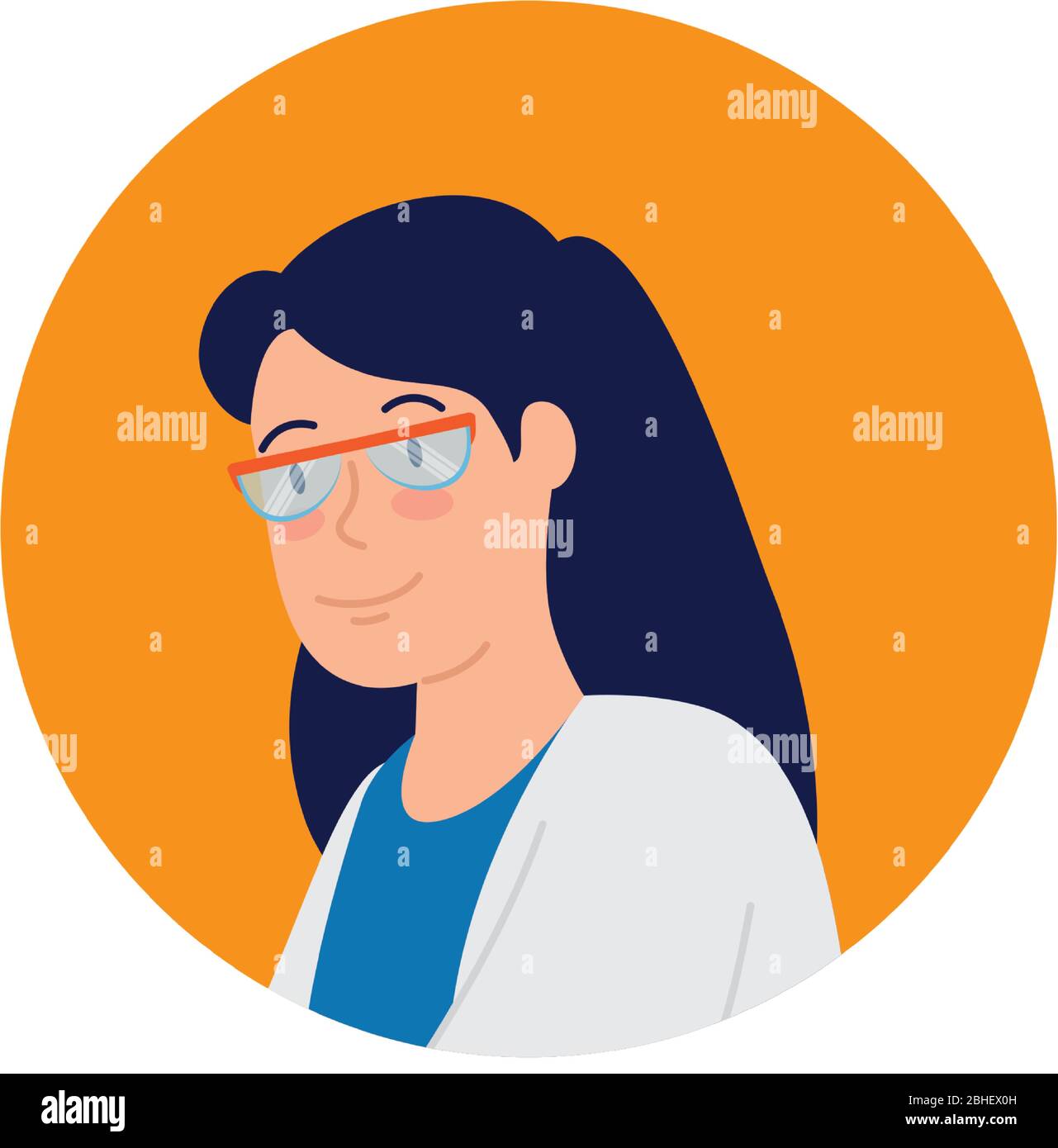 Circular eyeglasses Stock Vector Images - Alamy