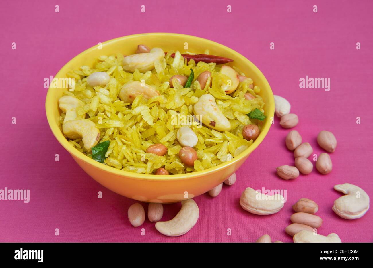 Indian Food Poha Stock Photo - Alamy
