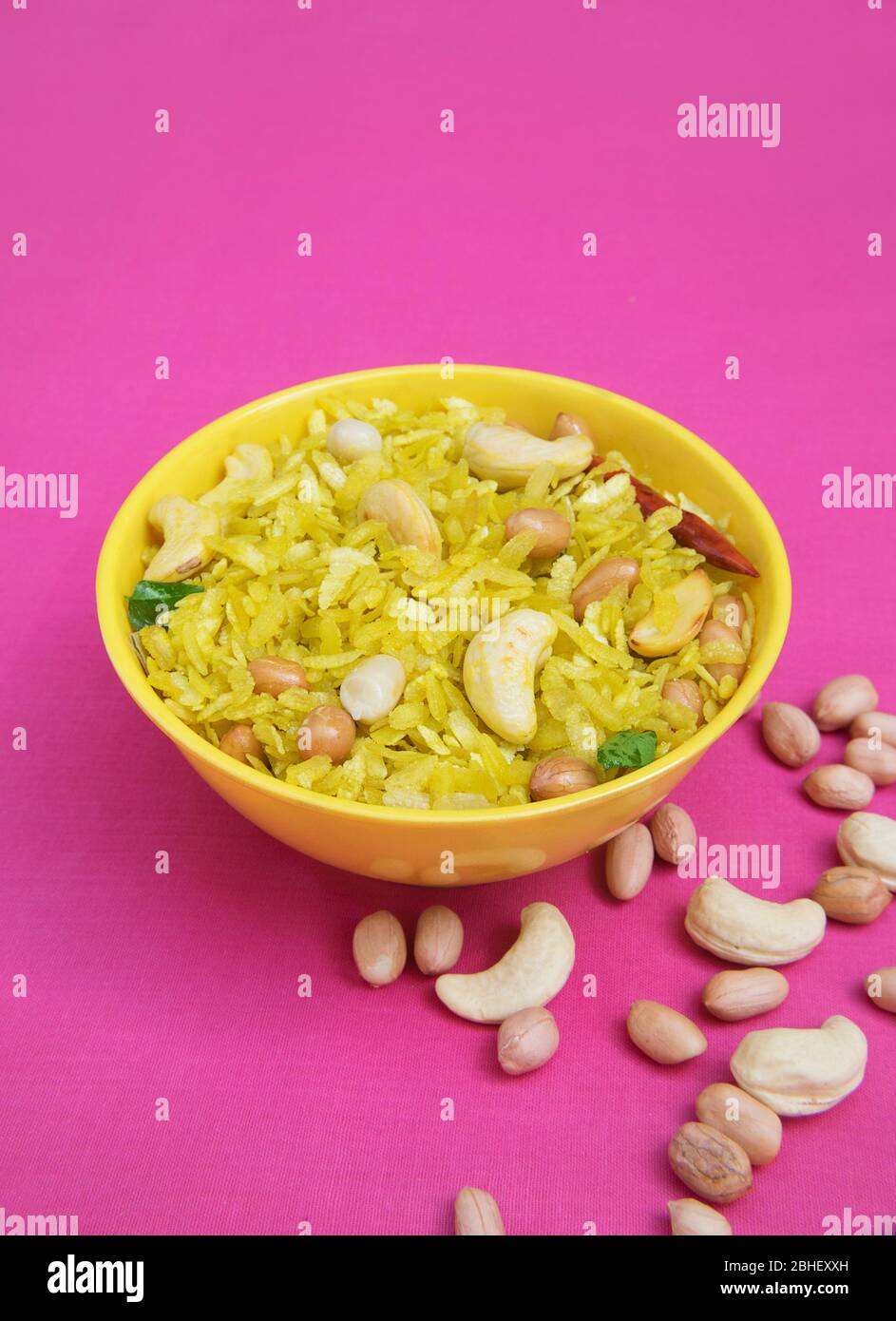Indian Food Poha Stock Photo - Alamy