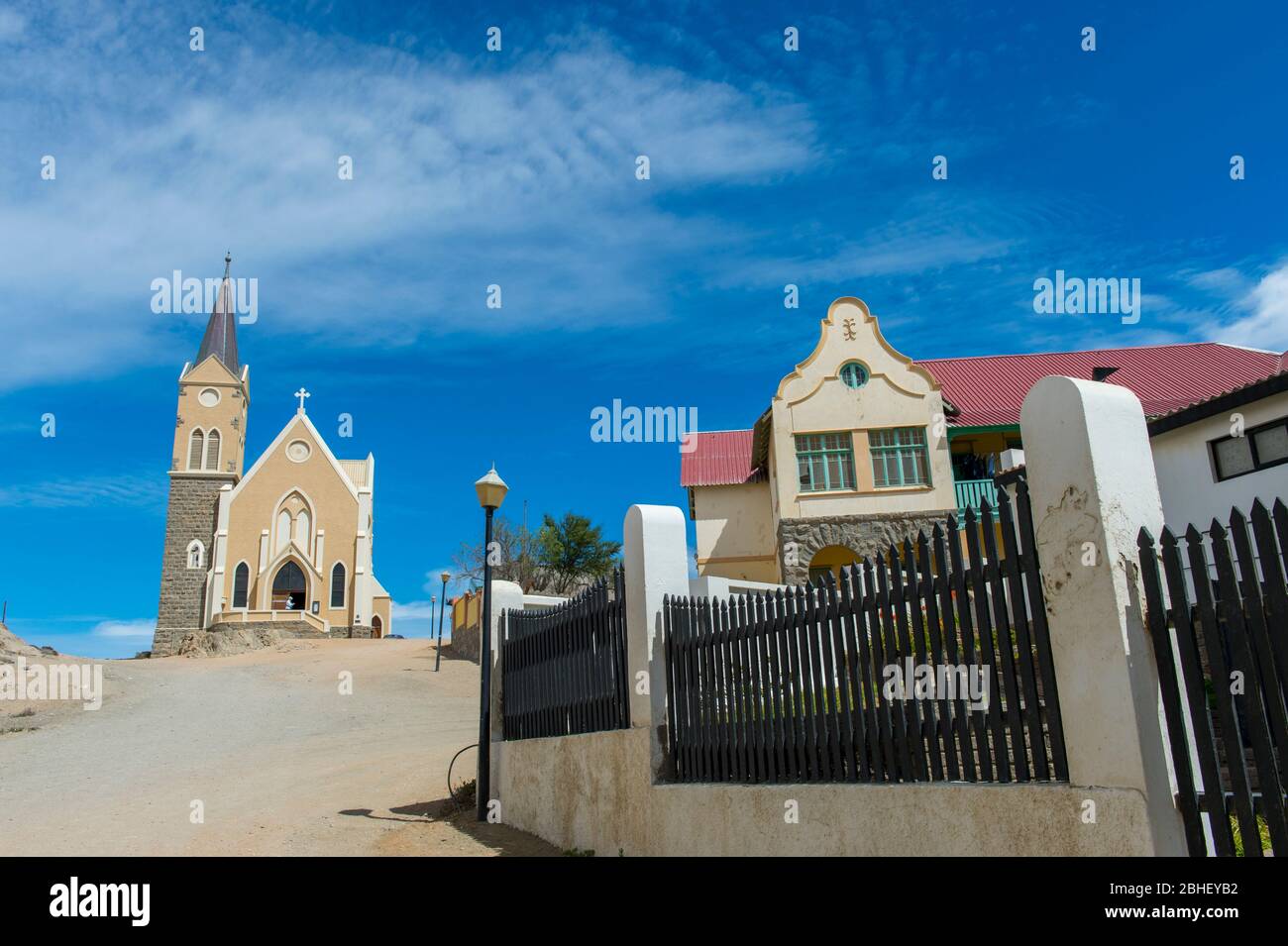 The Felsenkirche (English: Rock Church) on Diamond Hill, a church in ...