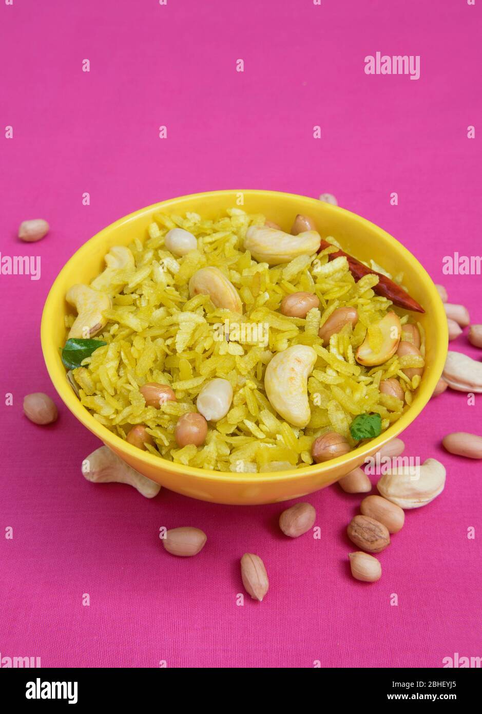 Indian Food Poha Stock Photo - Alamy