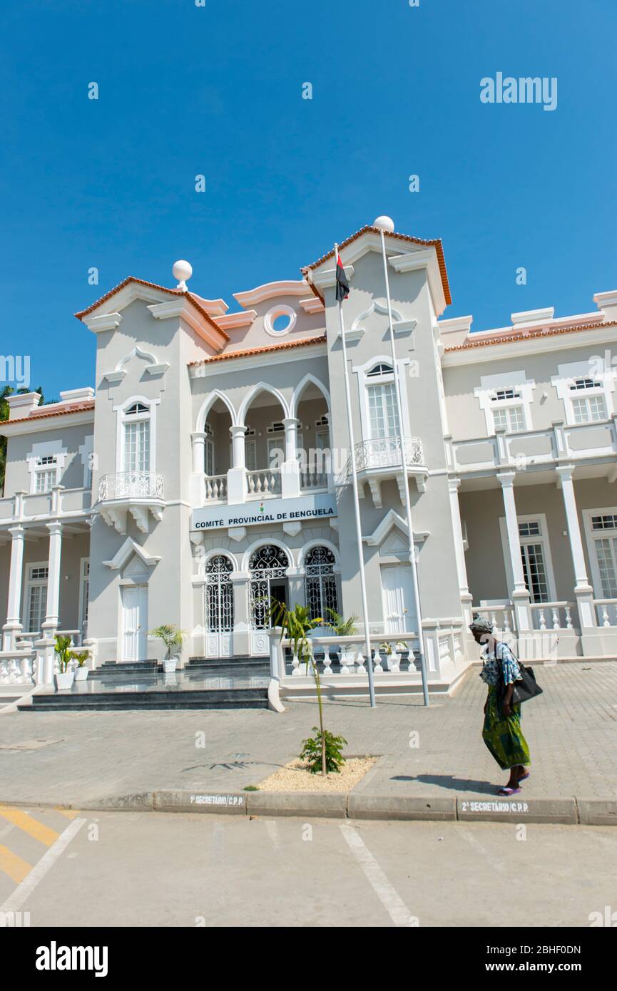 Provincial government building in Benguela, Angola Stock Photo - Alamy