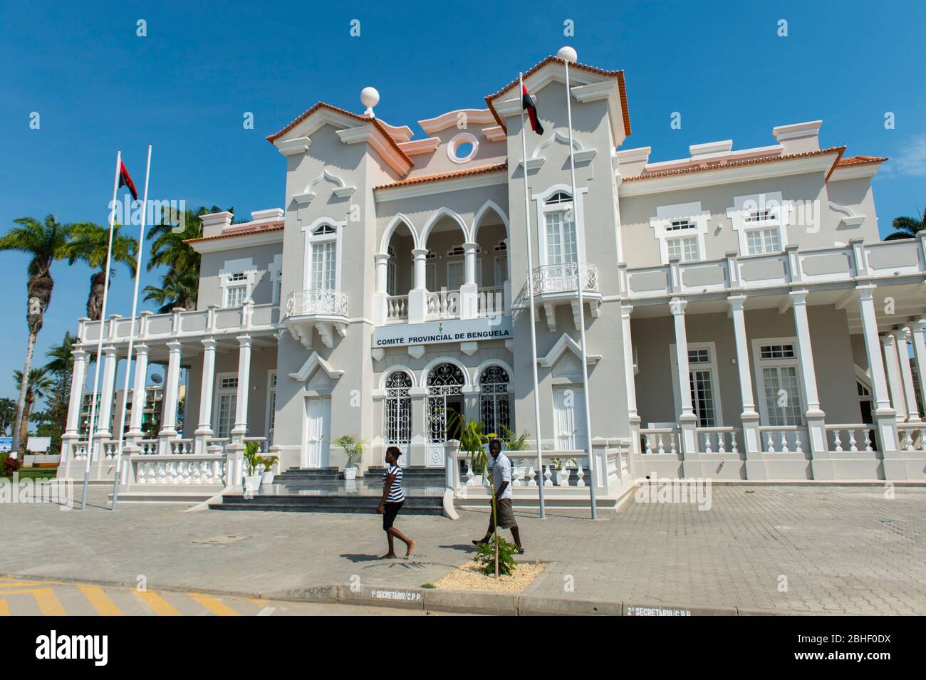 Provincial government building in Benguela, Angola Stock Photo - Alamy