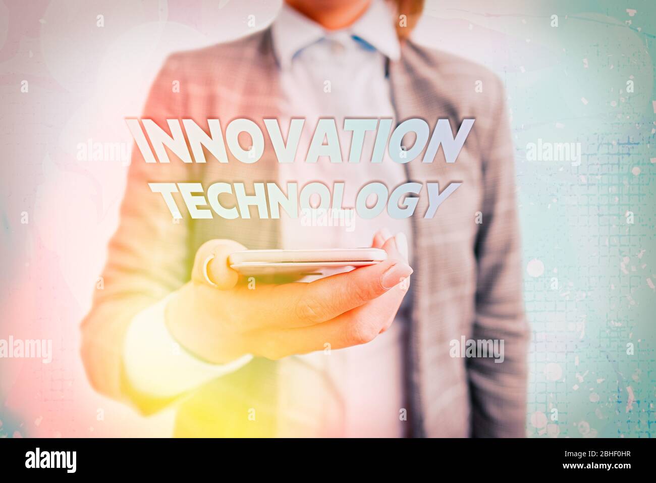 Conceptual hand writing showing Innovation Technology. Concept meaning New Idea or Method of ...